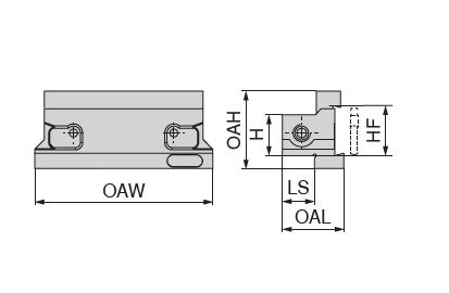 Ceratizit SBN 2520-32 KS Split Clamping Block For Blades 70831025 (071