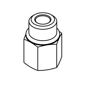 Vektek REDUCER SAE 6M SAE 4F Workholding 30-8012-64 (0656473)